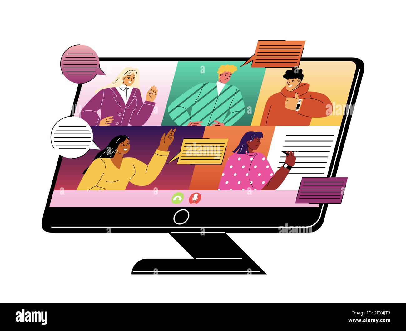 Online discussion platform Cut Out Stock Images & Pictures - Alamy