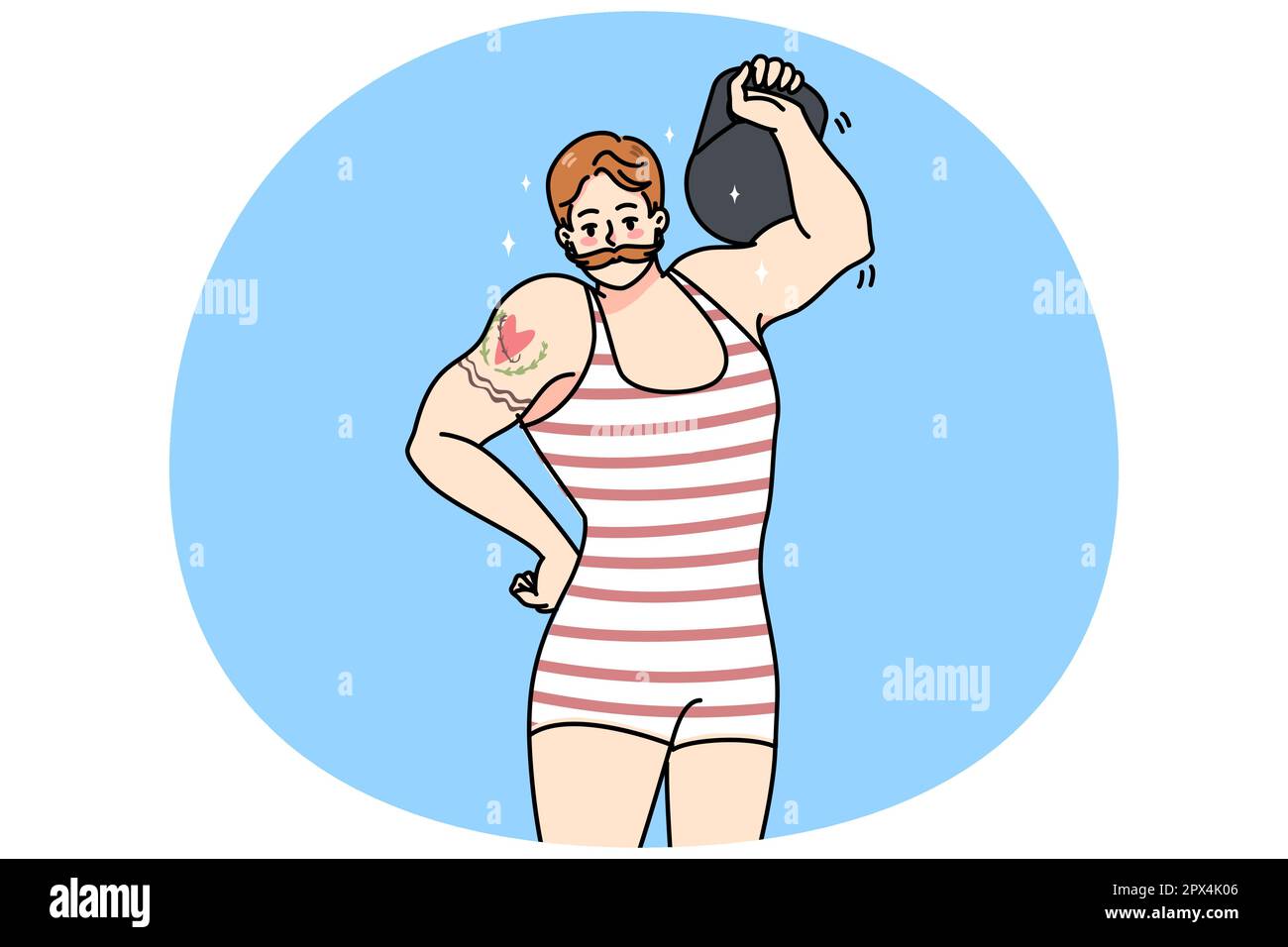 Circus Strongman Tattoo