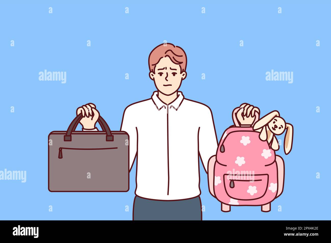 Difficult parenting Stock Vector Images - Alamy