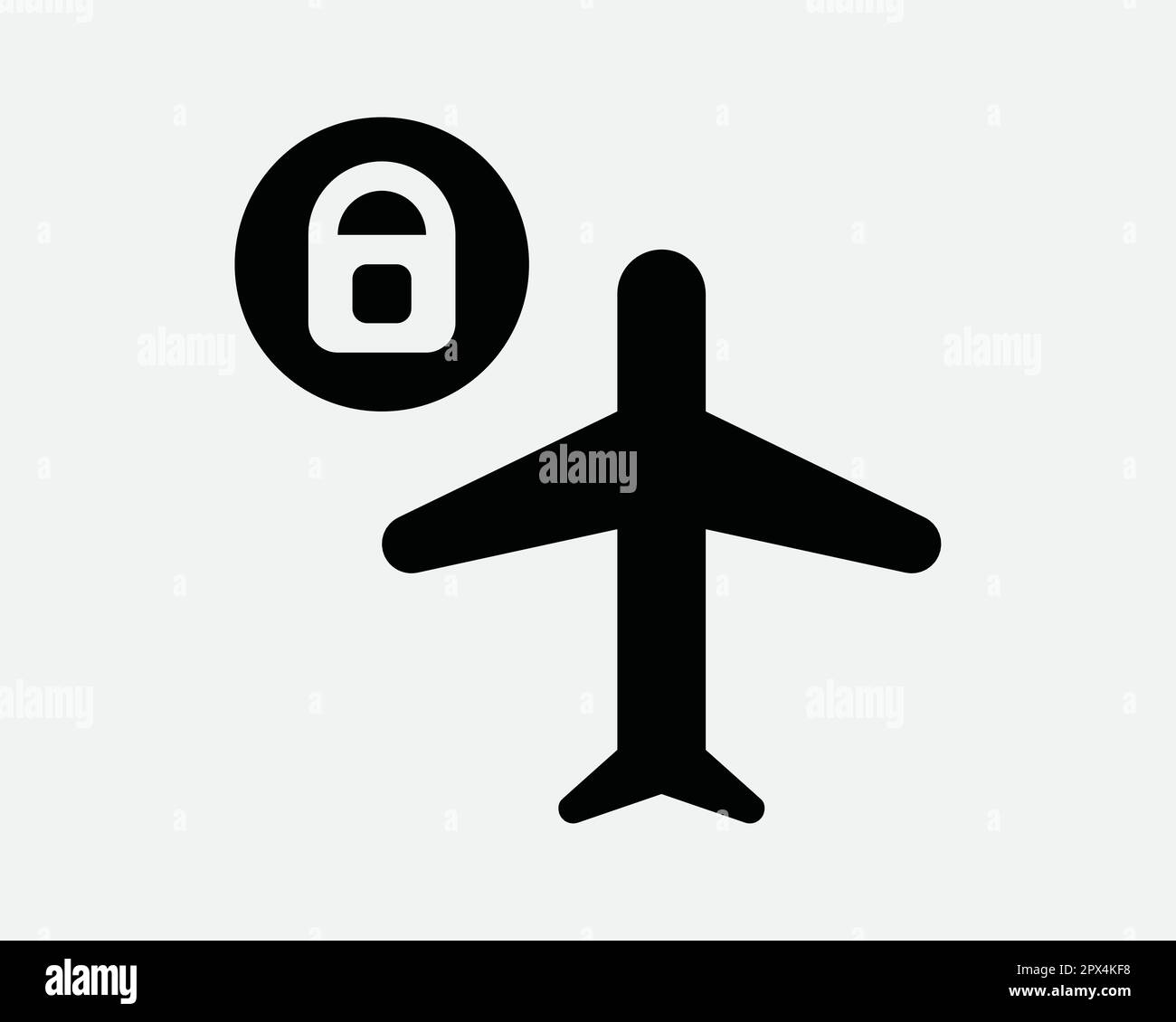 Airplane Aircraft Air Plane Aeroplane Airport Airline Lock Closed ...