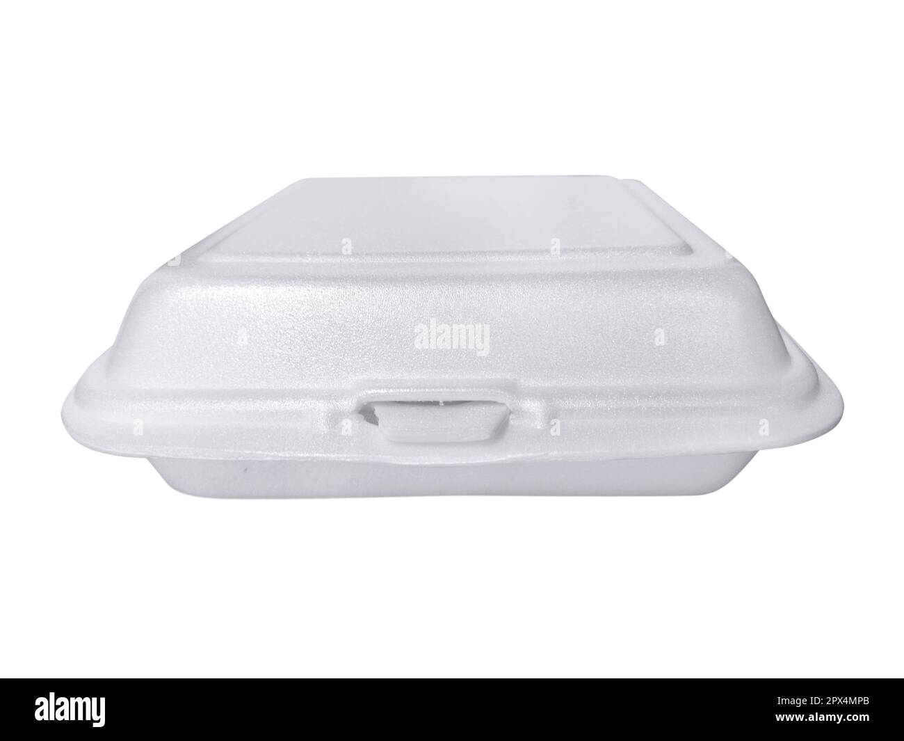 white foam box isolated on white background Stock Photo - Alamy