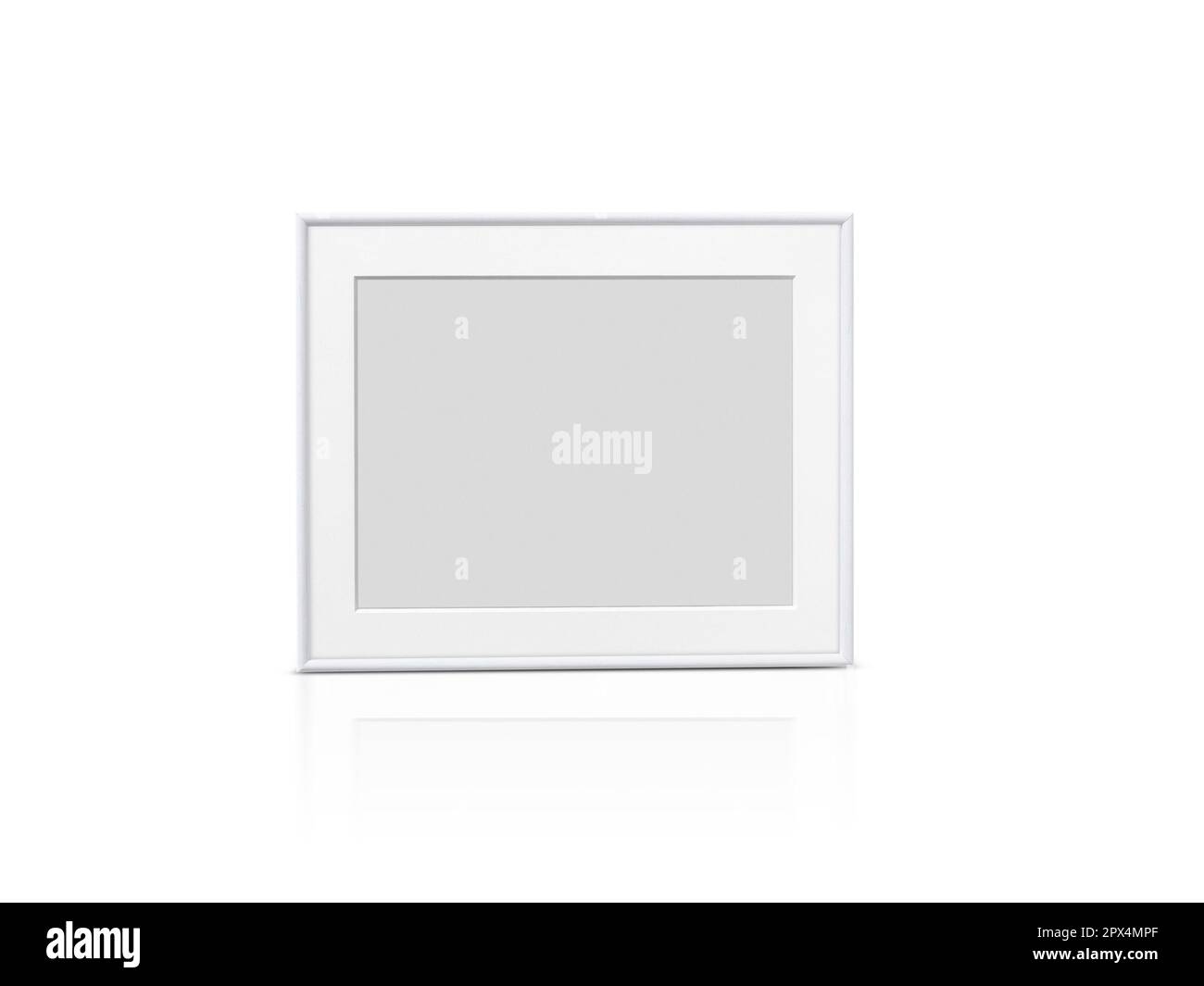 white photo frames Isolated on White Background Stock Photo - Alamy