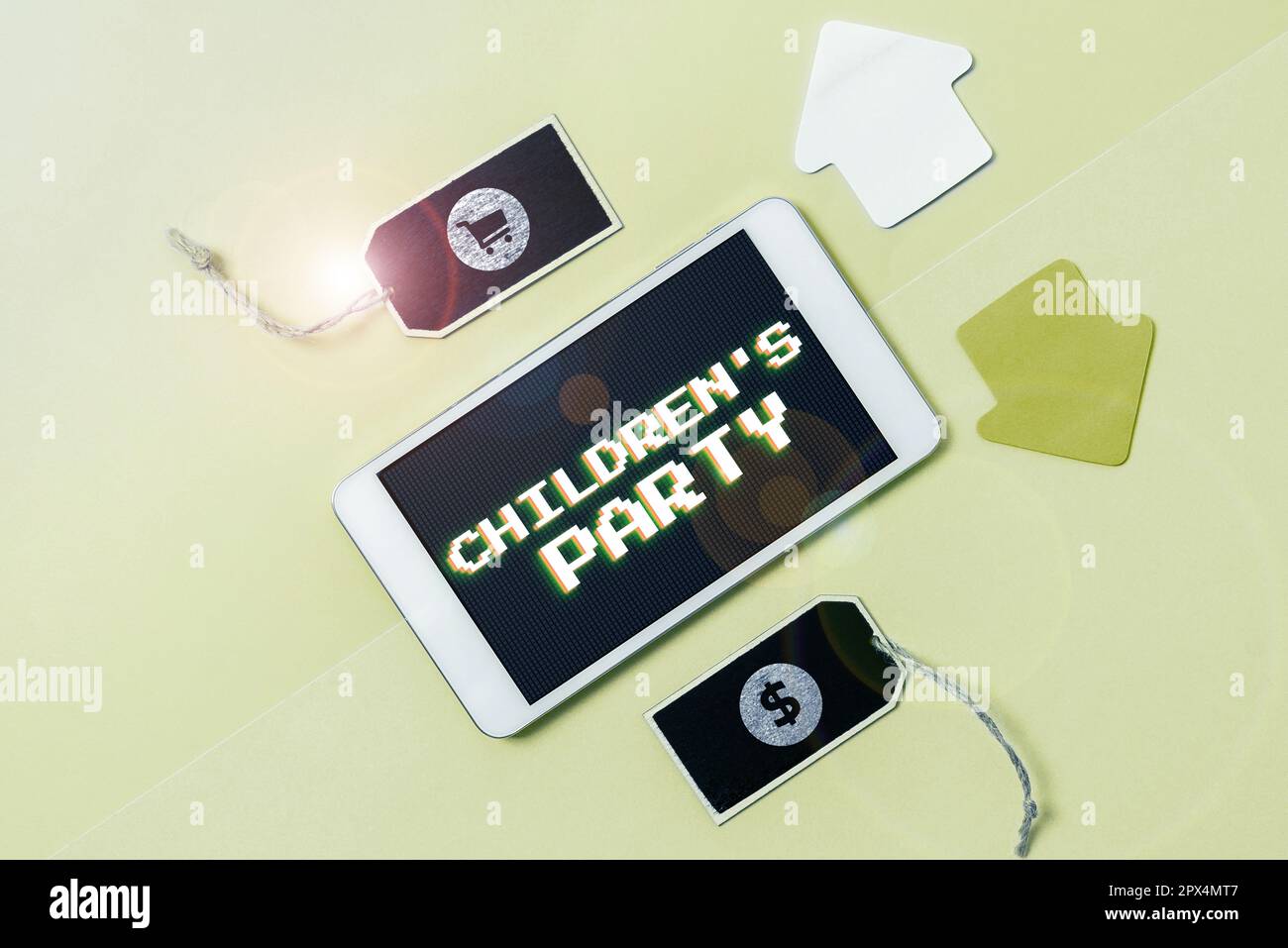 Inspiration showing sign Children's Party, Word Written on social ...
