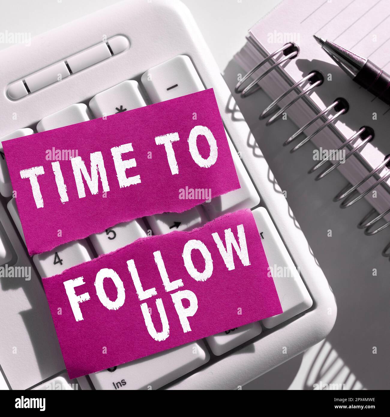 Conceptual caption Time To Follow Up, Internet Concept Enquiry of the ...