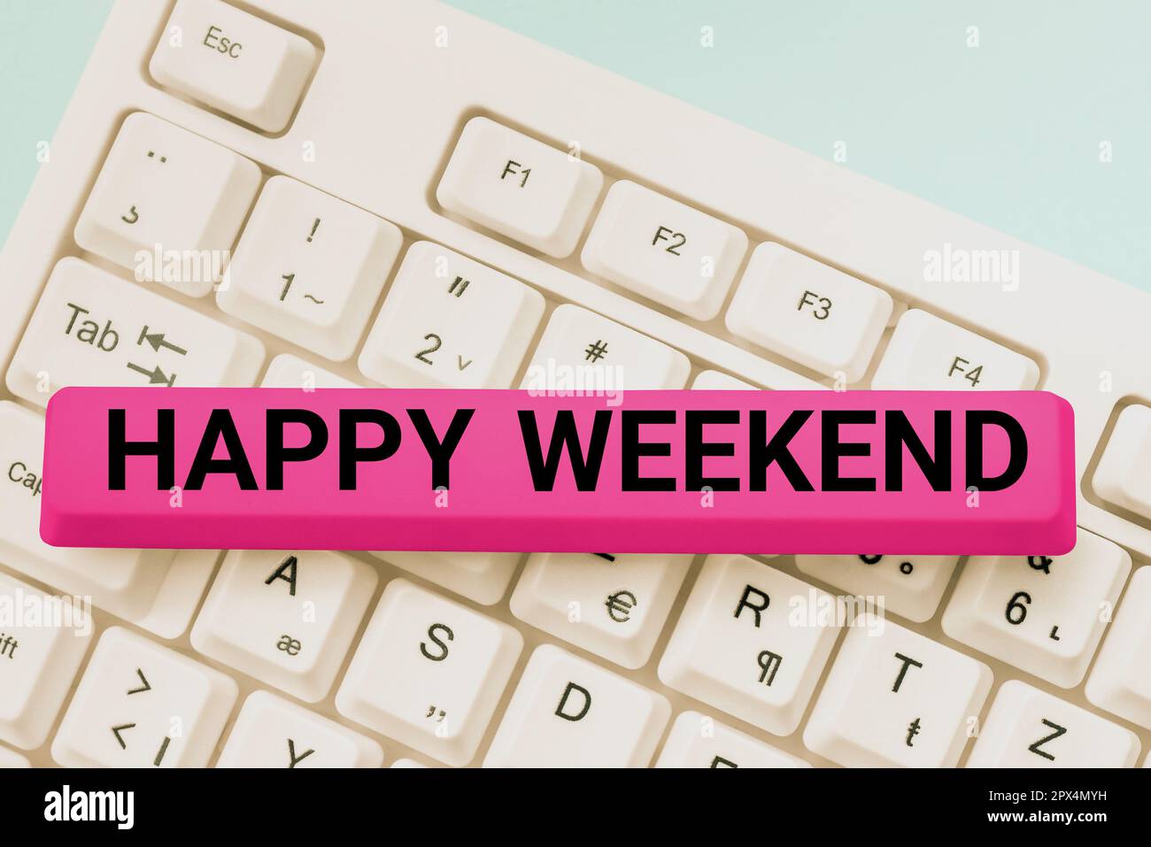 Hand writing sign Happy Weekend, Concept meaning Cheerful rest day Time ...