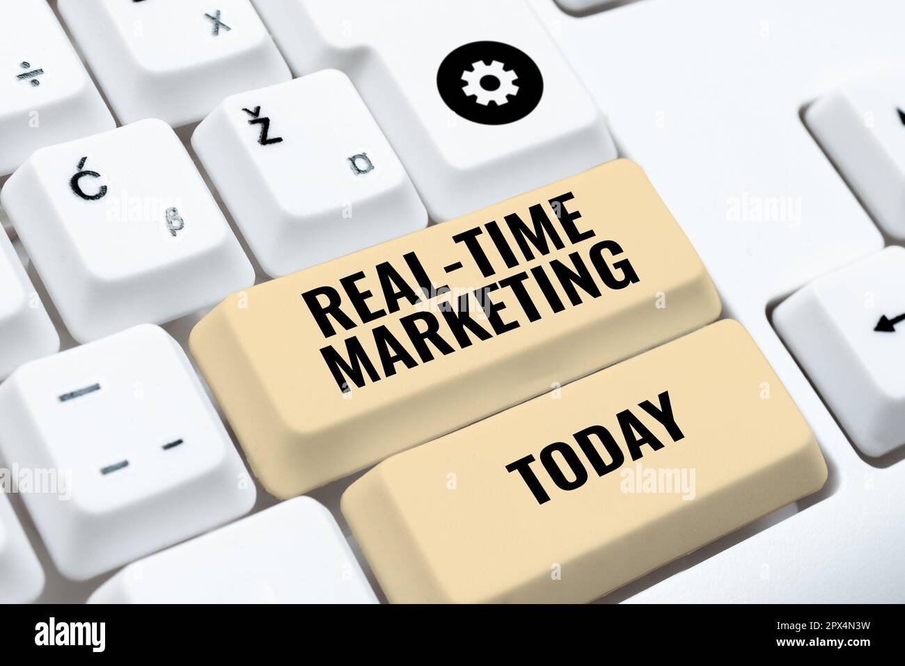 Inspiration showing sign Real Time Marketing, Conceptual photo Creating ...