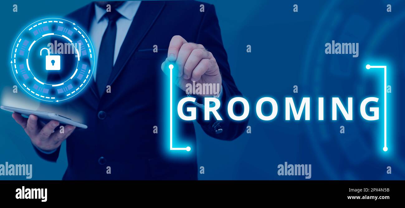 Inspiration showing sign Grooming, Business overview hygienic care and ...