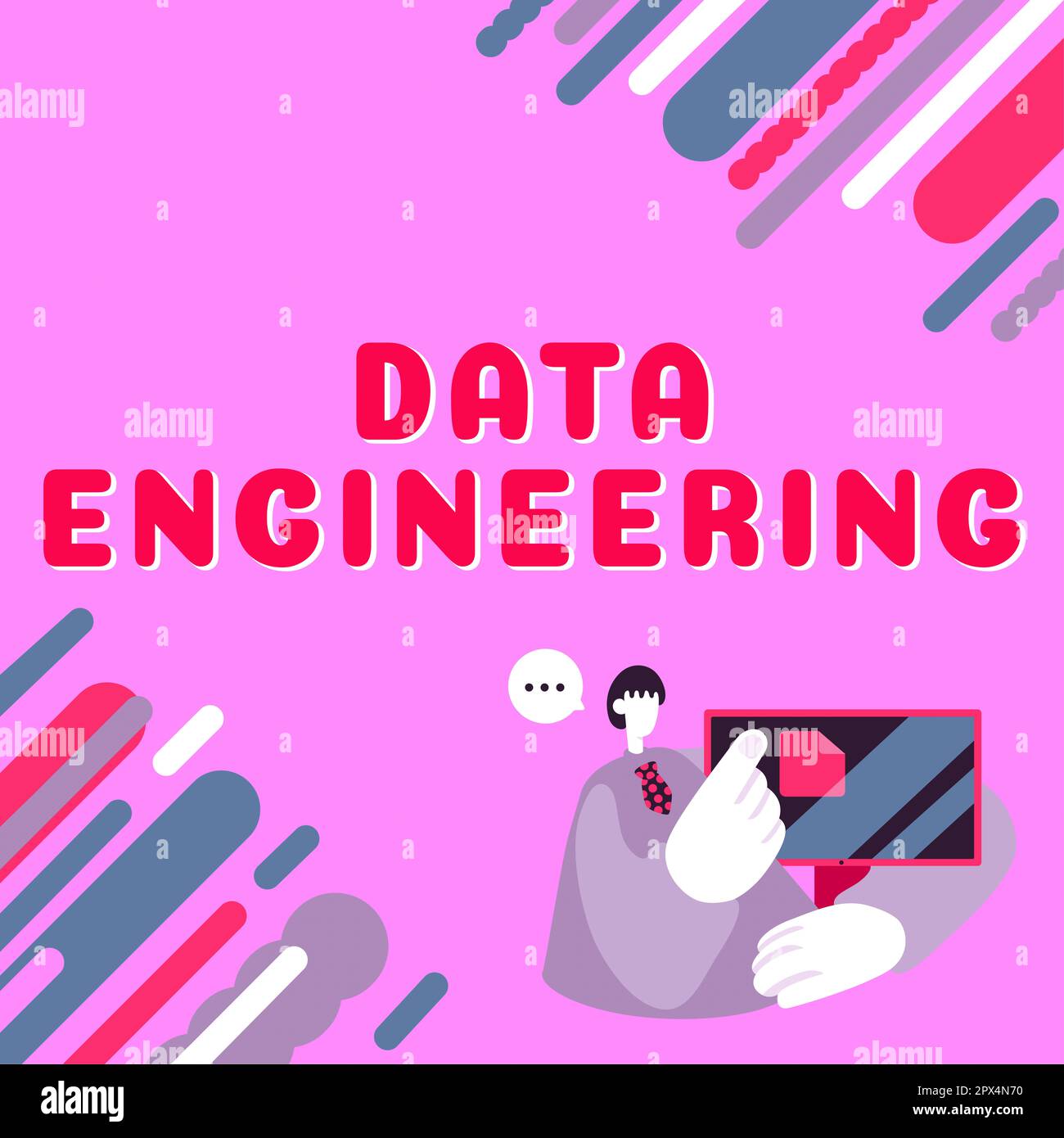 Handwriting text Data Engineering, Word Written on data science that focuses on practical ...