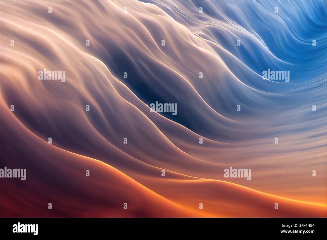 Abstract soft wave design background 3D illustration Stock Photo - Alamy