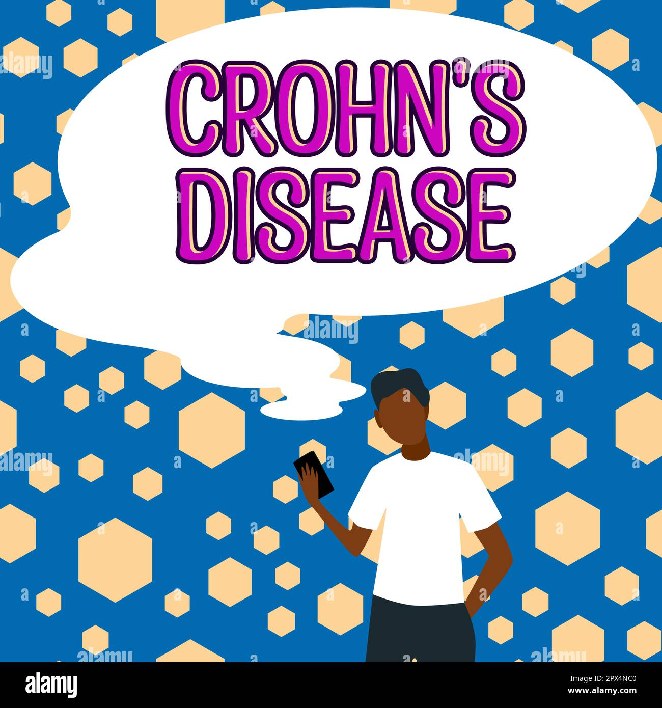 Sign displaying Crohn's Disease, Business showcase inflammatory disease ...
