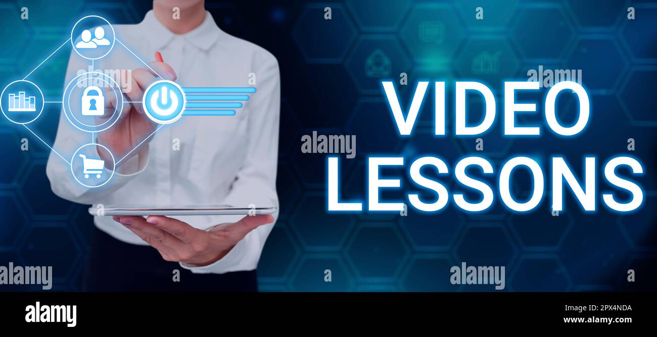 Inspiration showing sign Video Lessons, Business showcase Online ...