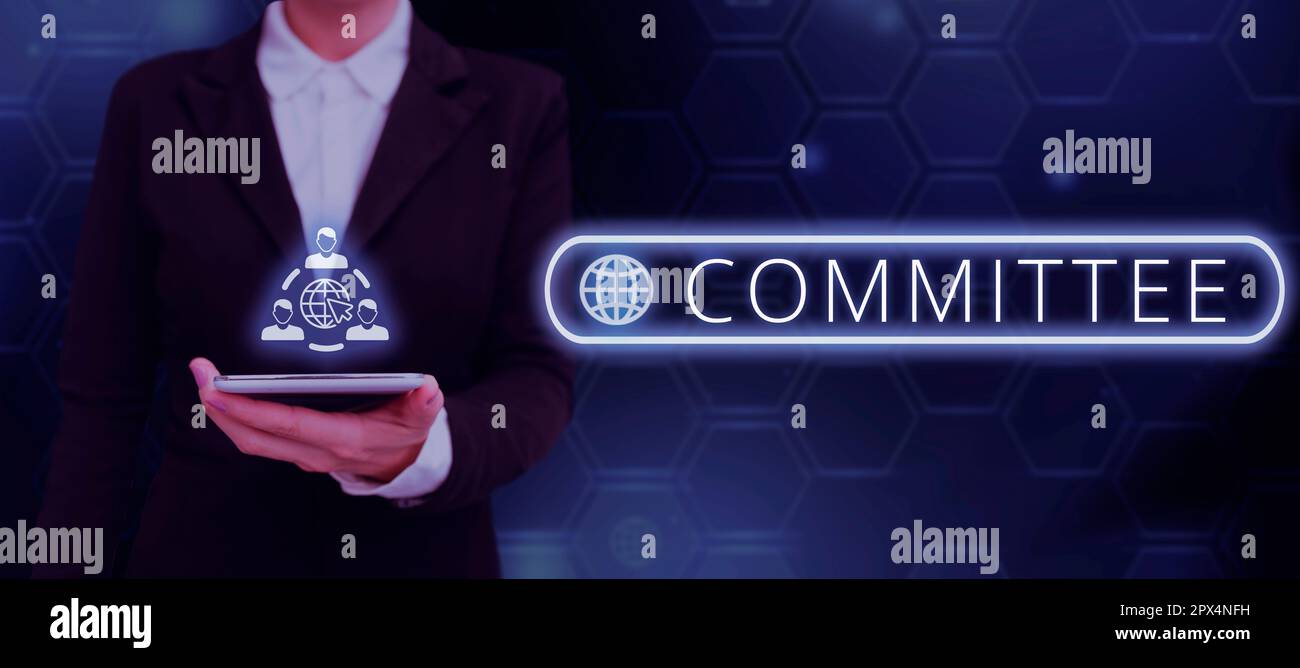 Inspiration showing sign Committee, Business approach Group of people ...