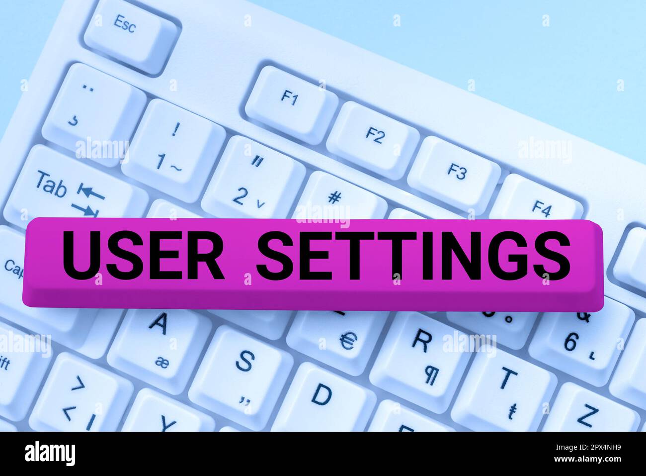 Inspiration showing sign User Settings, Conceptual photo Configuration of appearance Operating ...