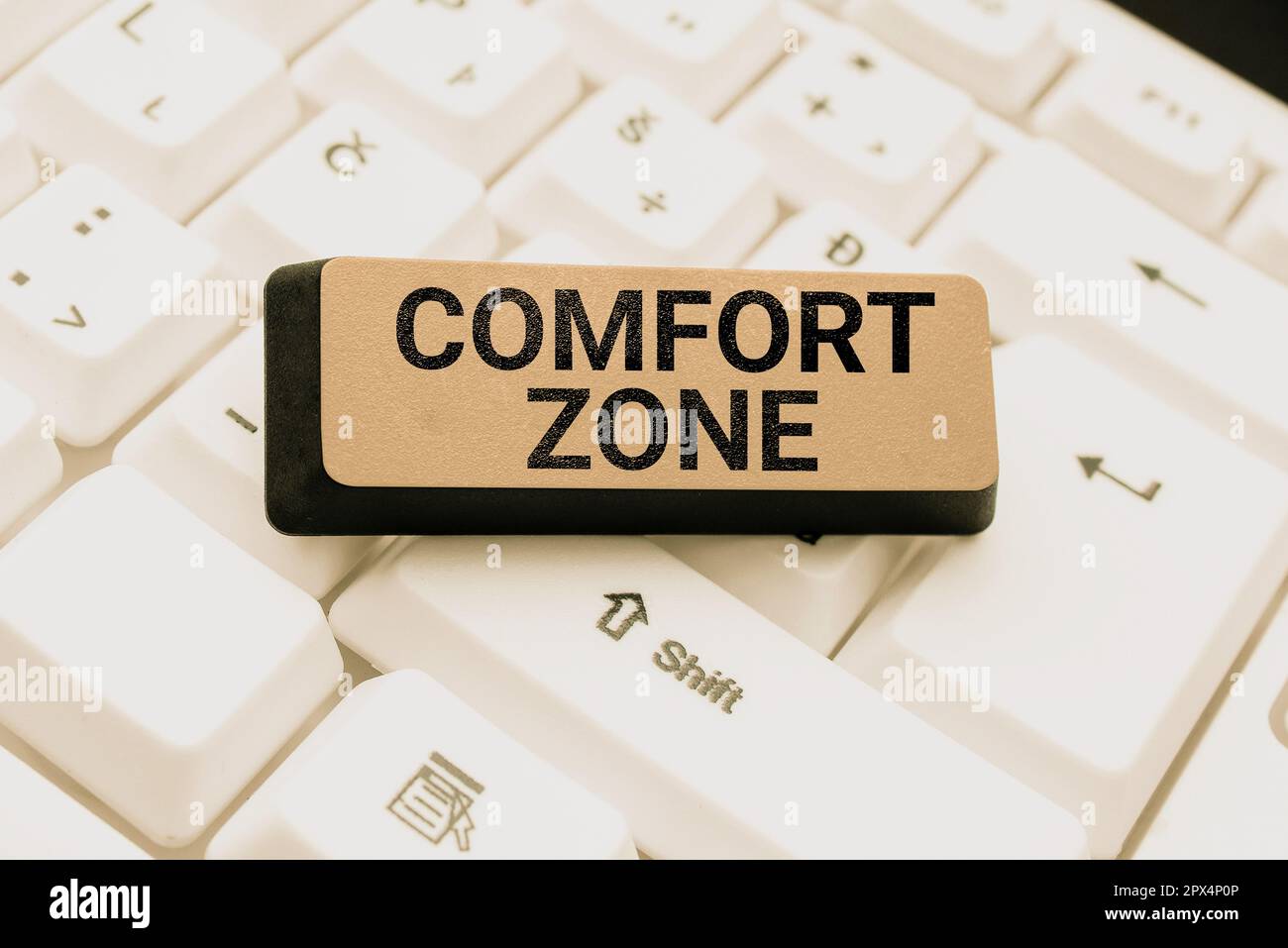 Sign displaying Comfort Zone, Business idea A situation where one feels ...