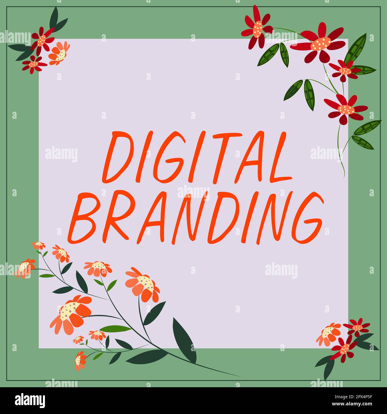 Sign displaying Digital Branding, Conceptual photo combination of ...