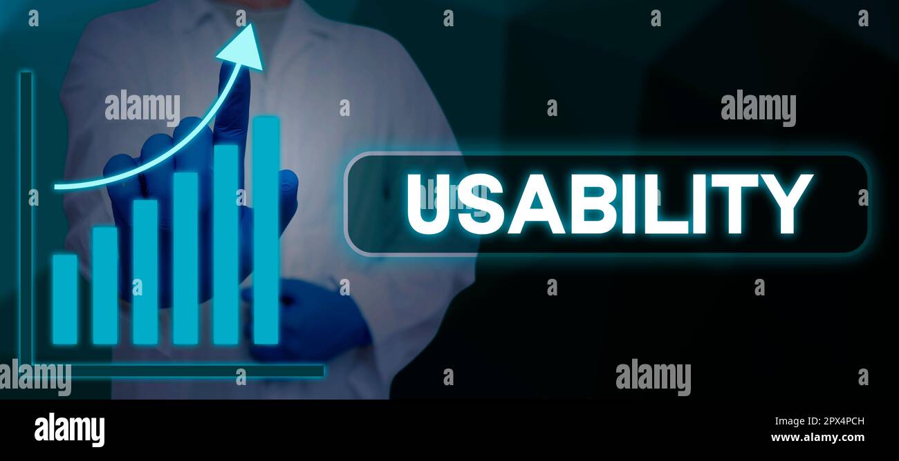 Writing displaying text Usability, Word for A word assosiated with how ...