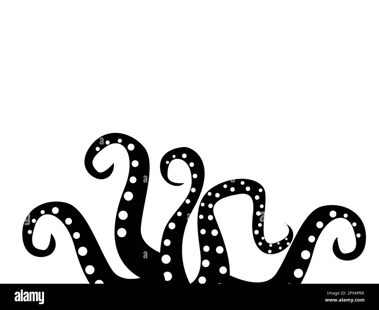 Octopus Tentacles Design Vector Illustration Stock Vector Image And Art Alamy
