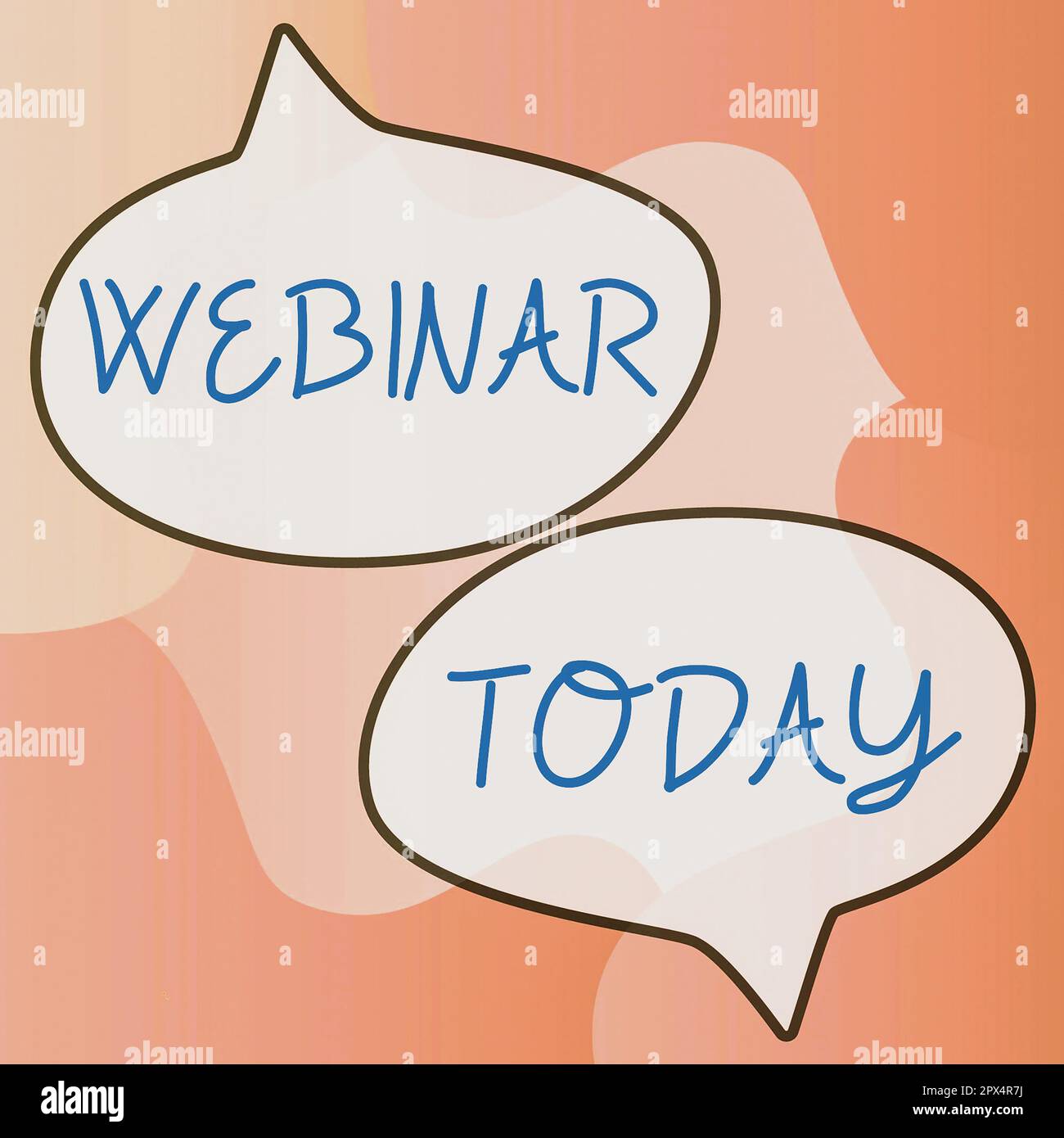 Text sign showing Webinar Today, Concept meaning live online ...