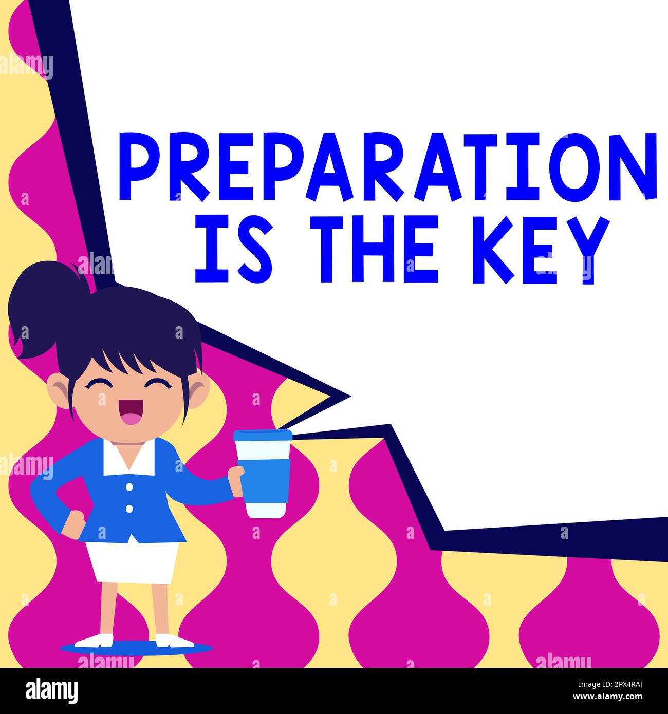 Handwriting text Preparation Is The Key, Business concept action of ...