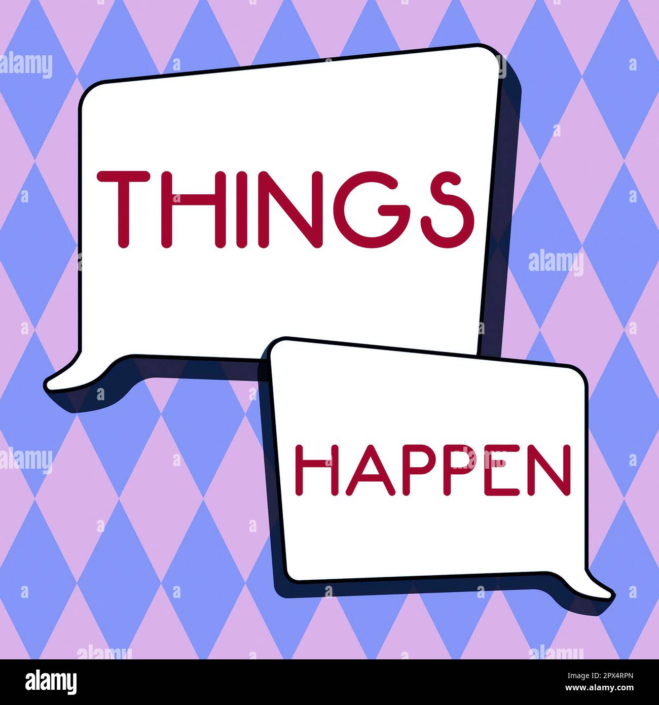 Inspiration showing sign Things Happen, Business concept Result of ...