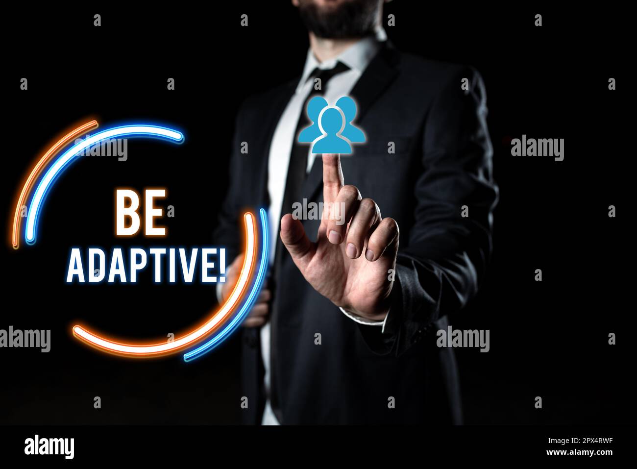 Inspiration showing sign Be Adaptive, Concept meaning make the ...