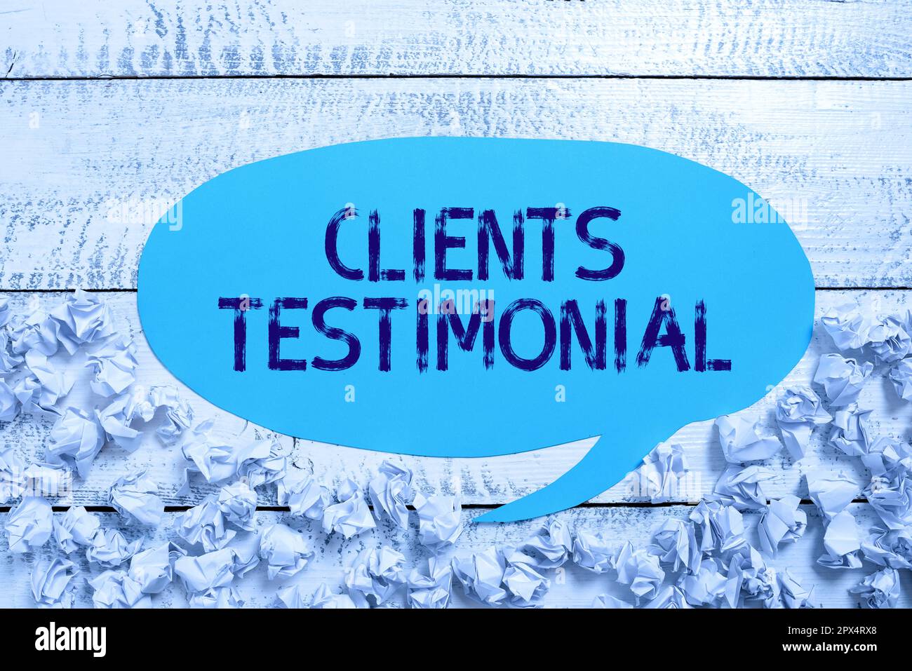 Hand writing sign Clients Testimonial, Concept meaning Formal Statement ...