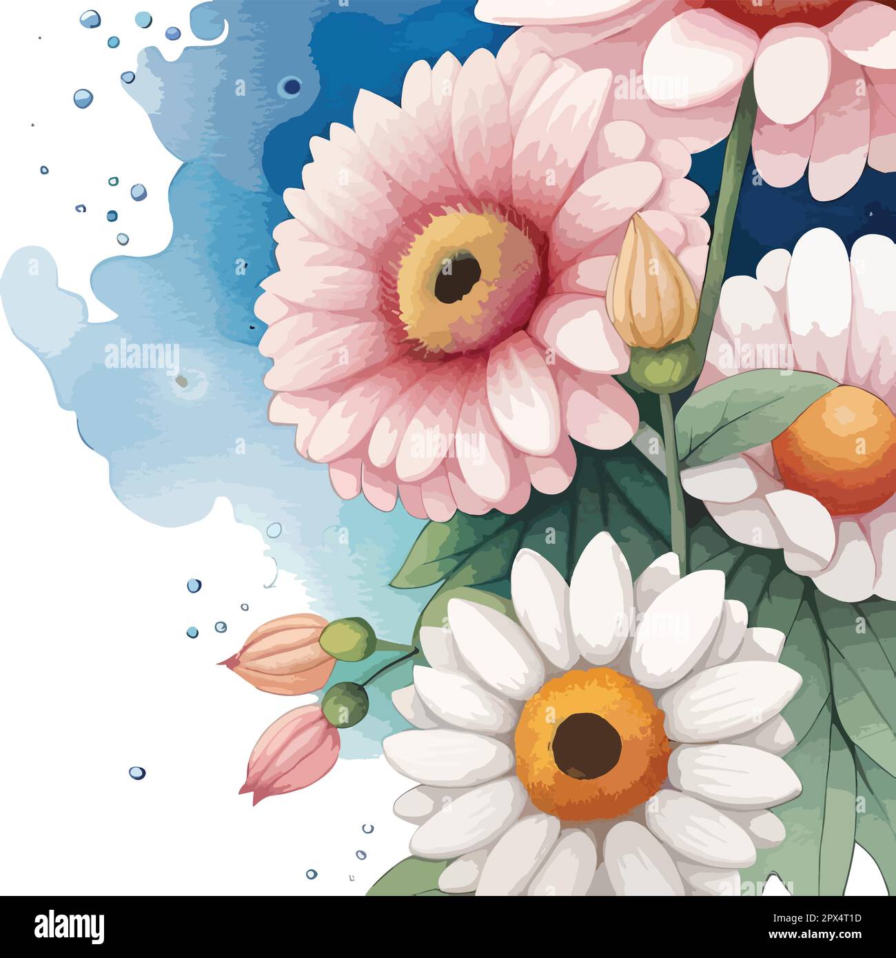 Flower desing Stock Vector Images - Alamy