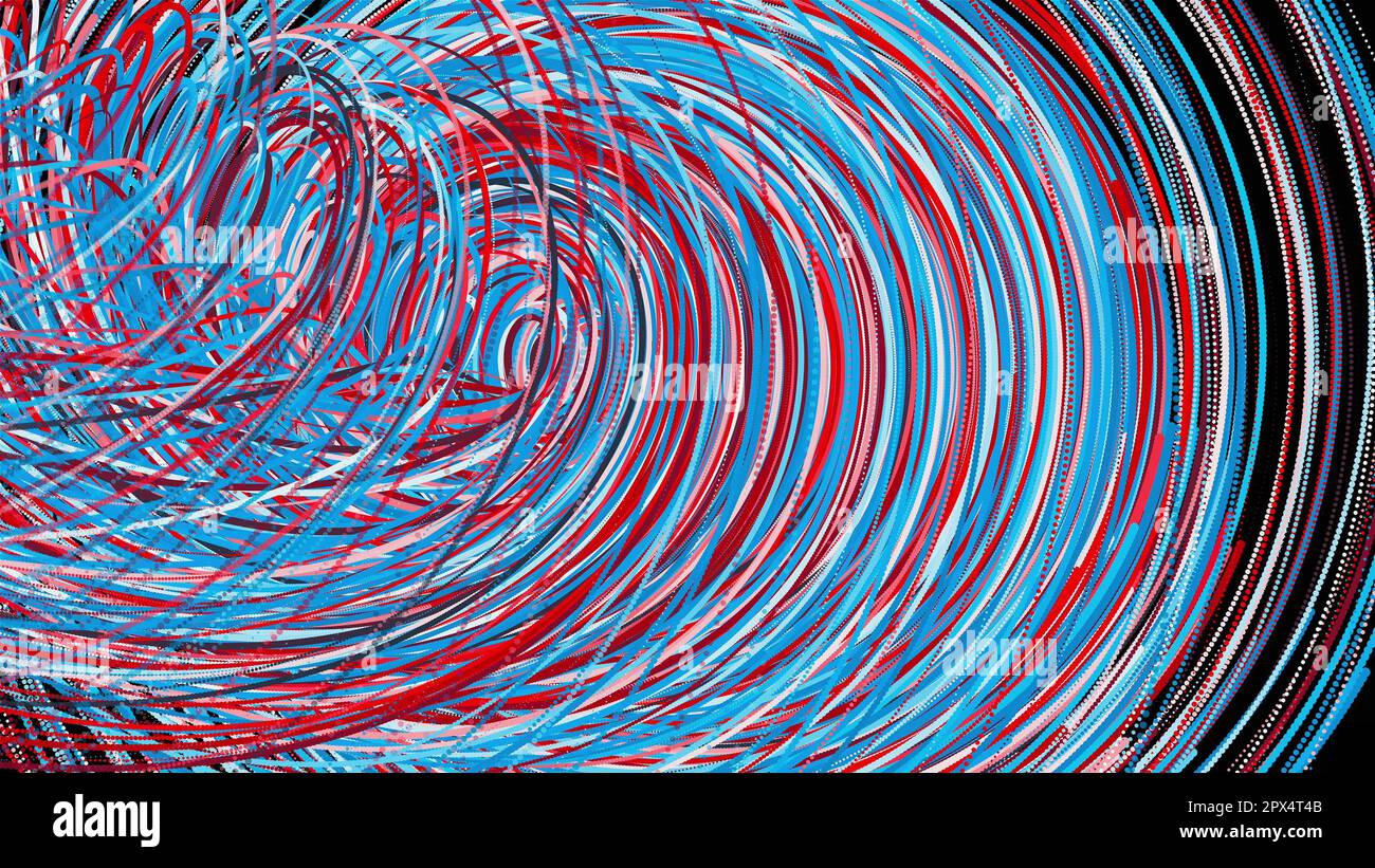 Abstract spiral lines. Computer generated 3d render Stock Photo - Alamy
