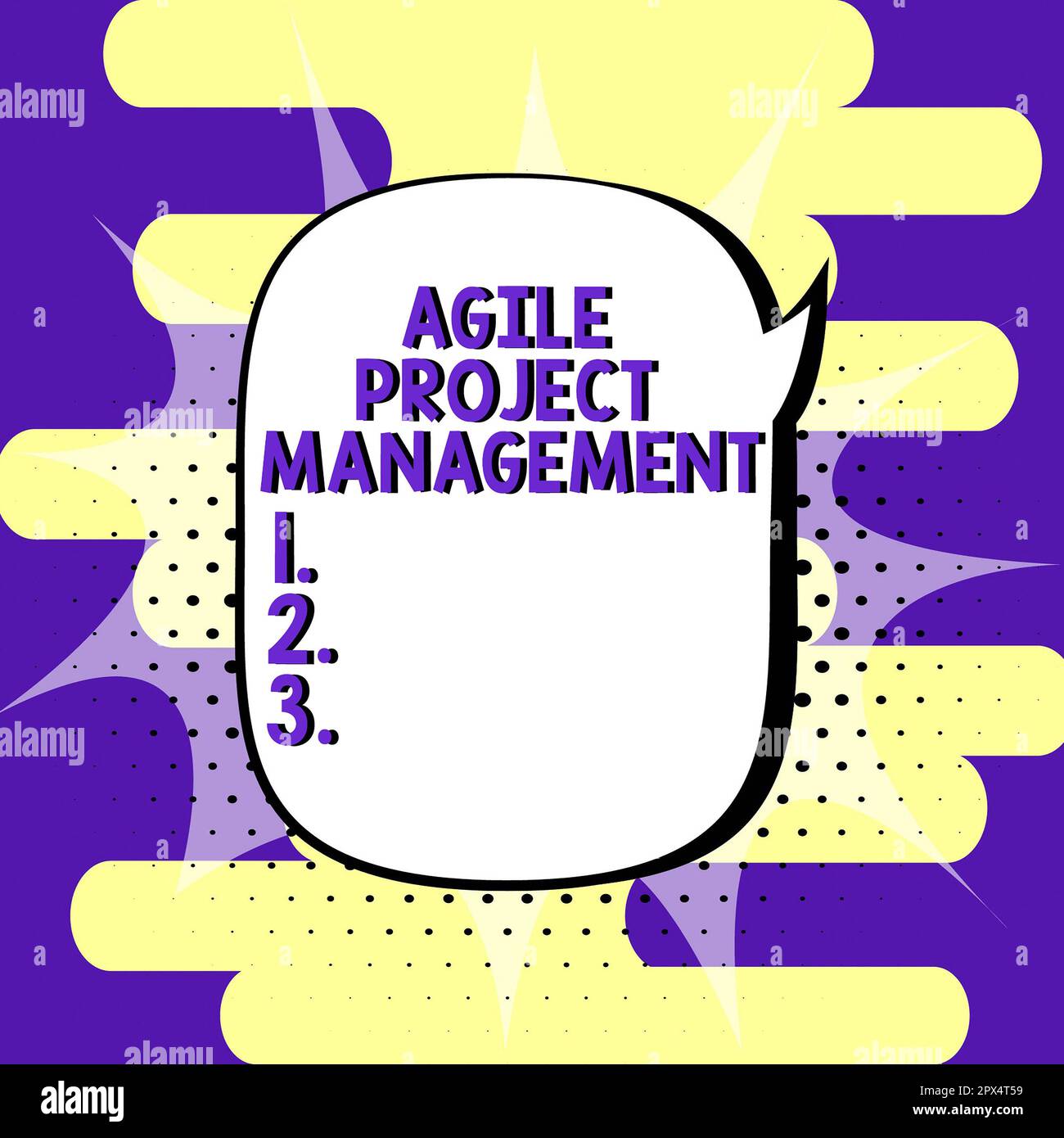 Writing Displaying Text Agile Project Management Word Written On