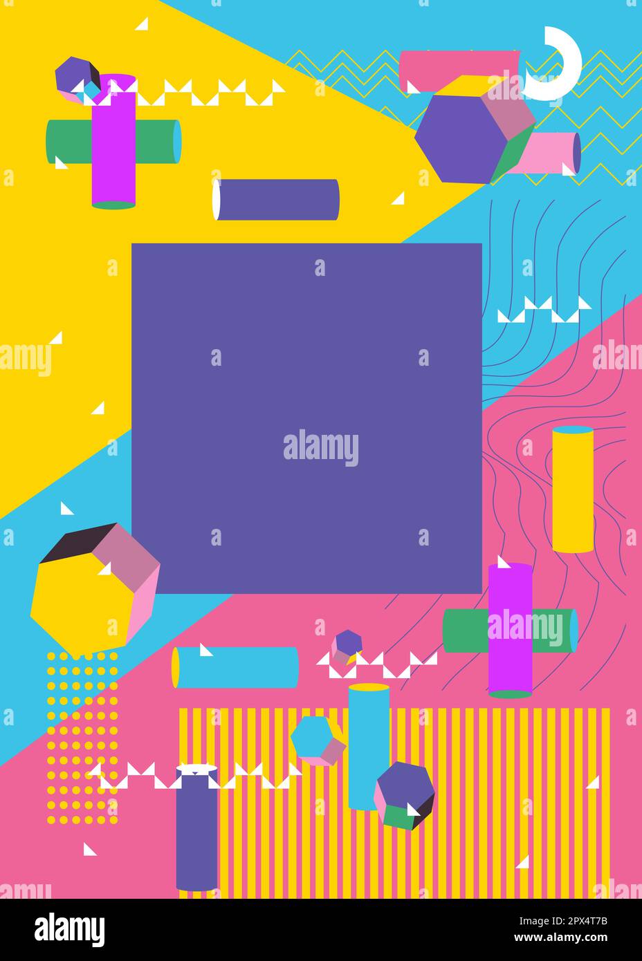 Simple geometrical graphic background. Abstract geometric shapes ...