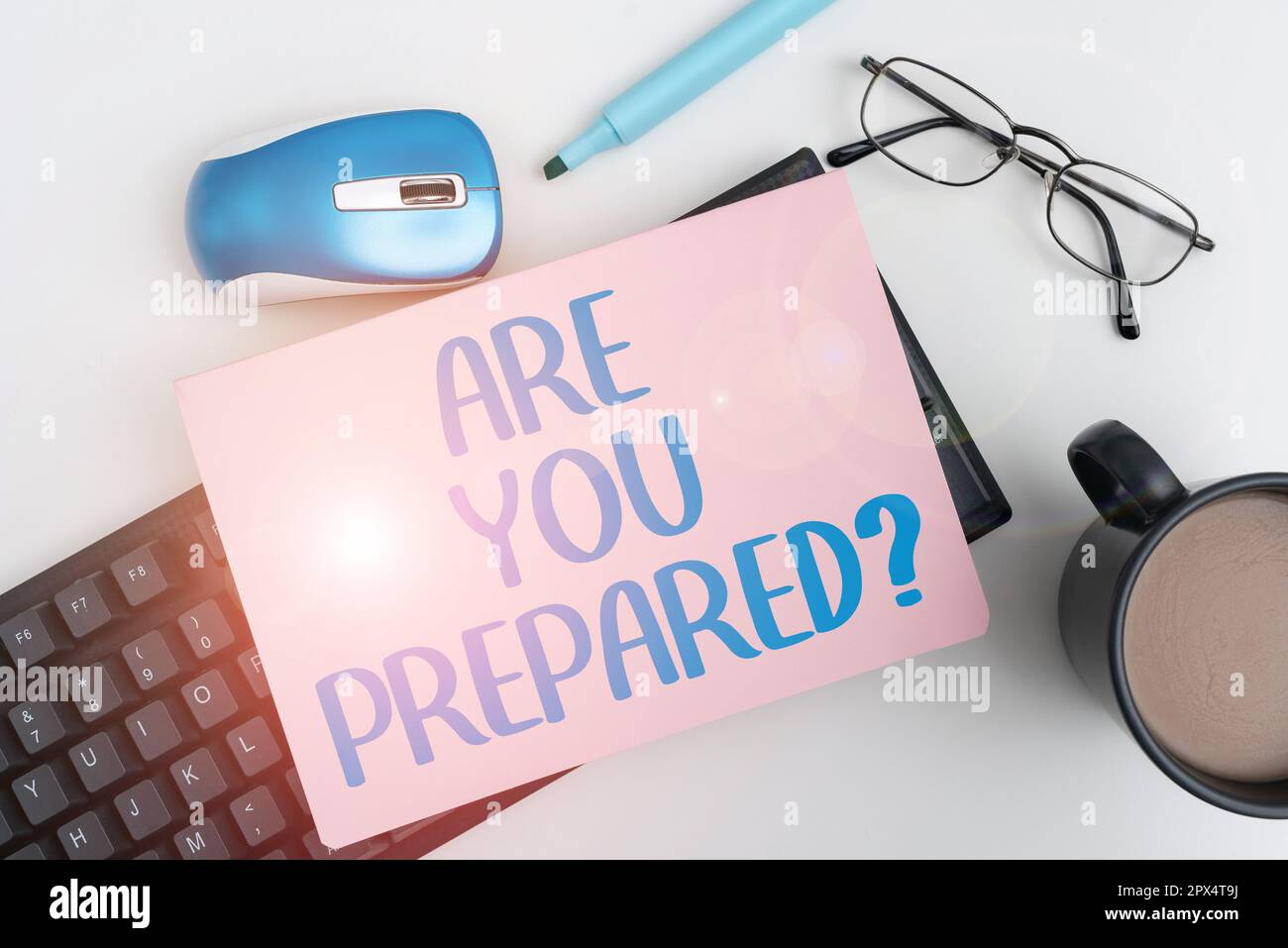 Text caption presenting Are You Prepared, Business idea asking if you ...