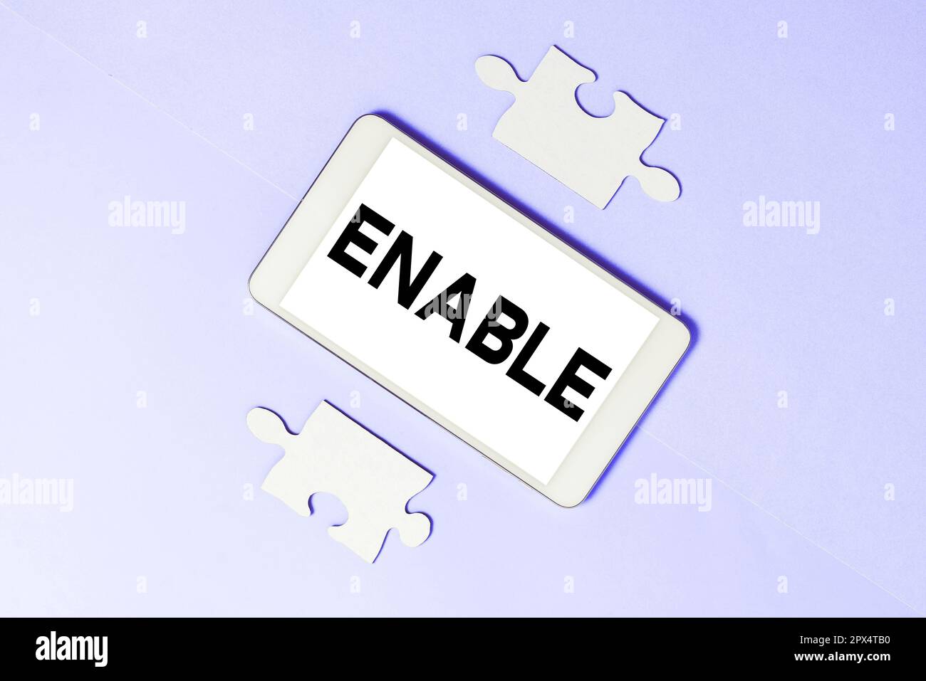 Conceptual display Enable, Business approach give someone or something ...