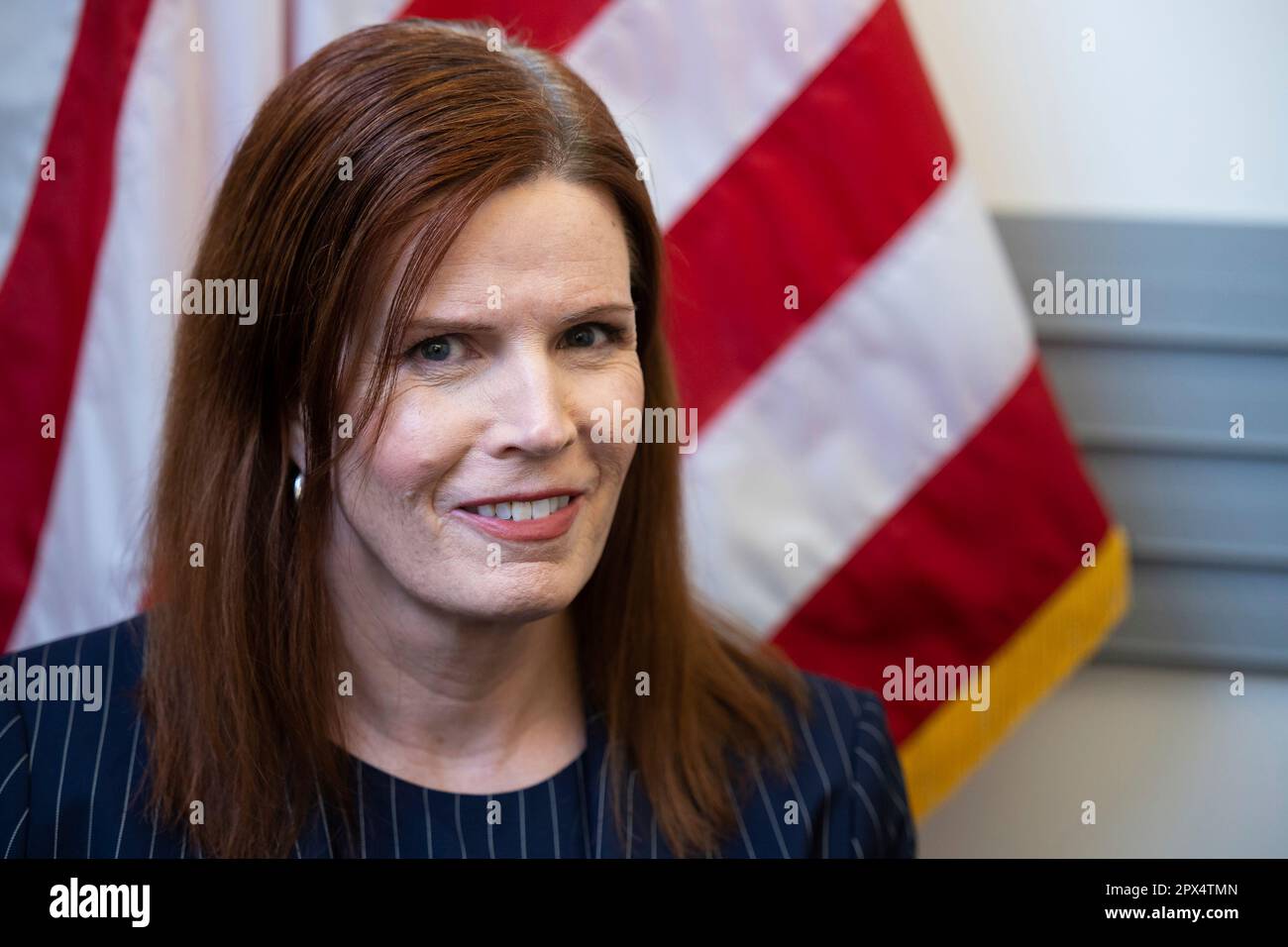 Assistant Secretary of Defense for Readiness Shawn Skelly is seen in ...