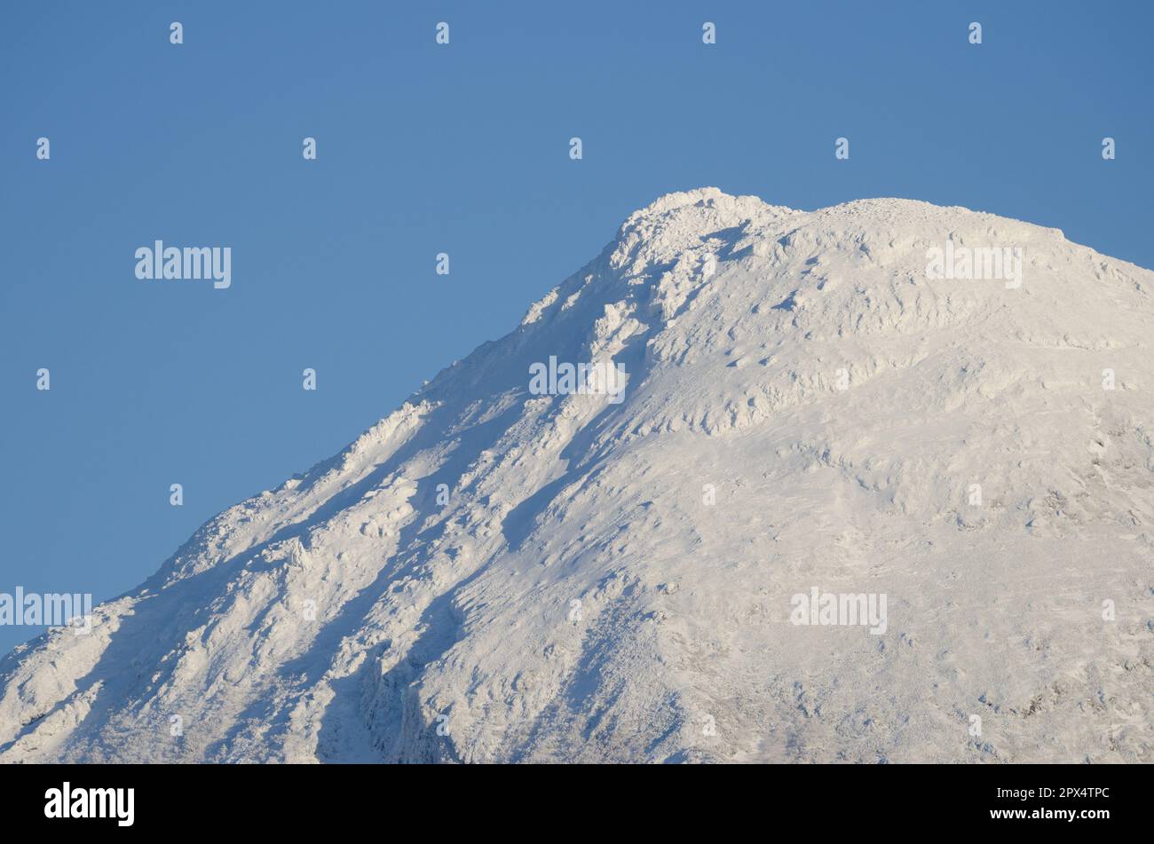 Snow-capped Mount Rausu. Shiretoko National Park. Shiretoko Peninsula ...