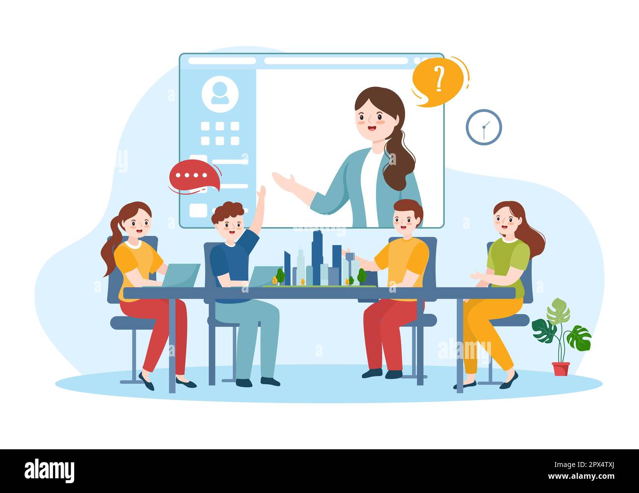 Town Council Clipart Office