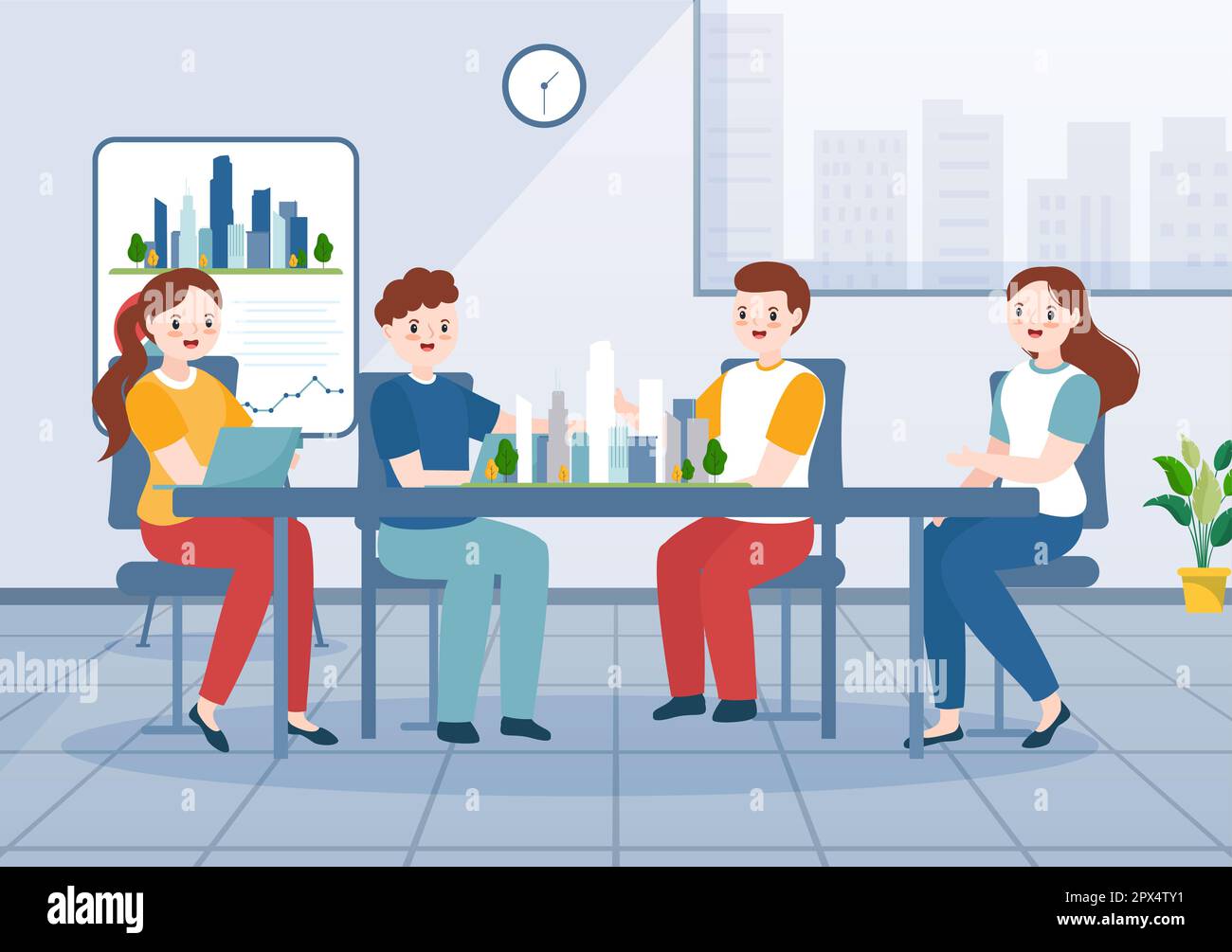 City Council Meeting with Business Team, Employee for Important ...