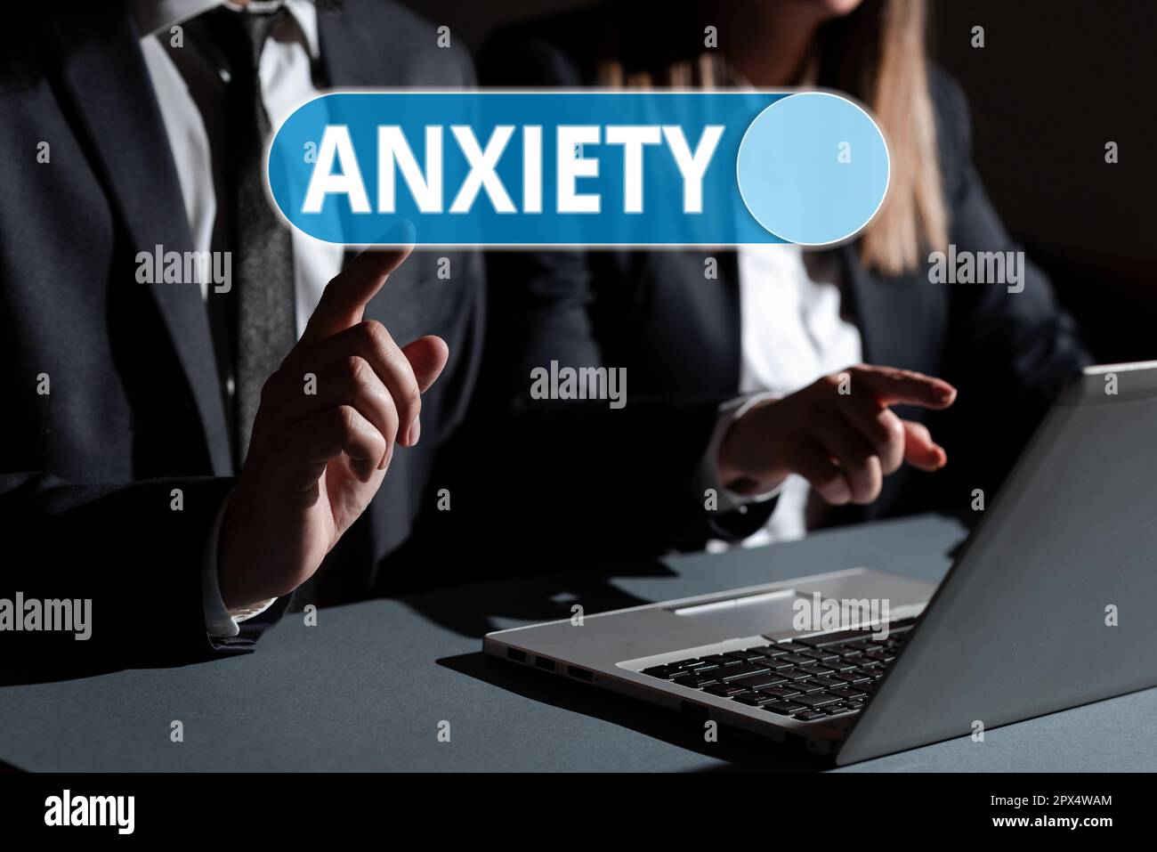 Text sign showing Anxiety, Business overview Excessive uneasiness and ...