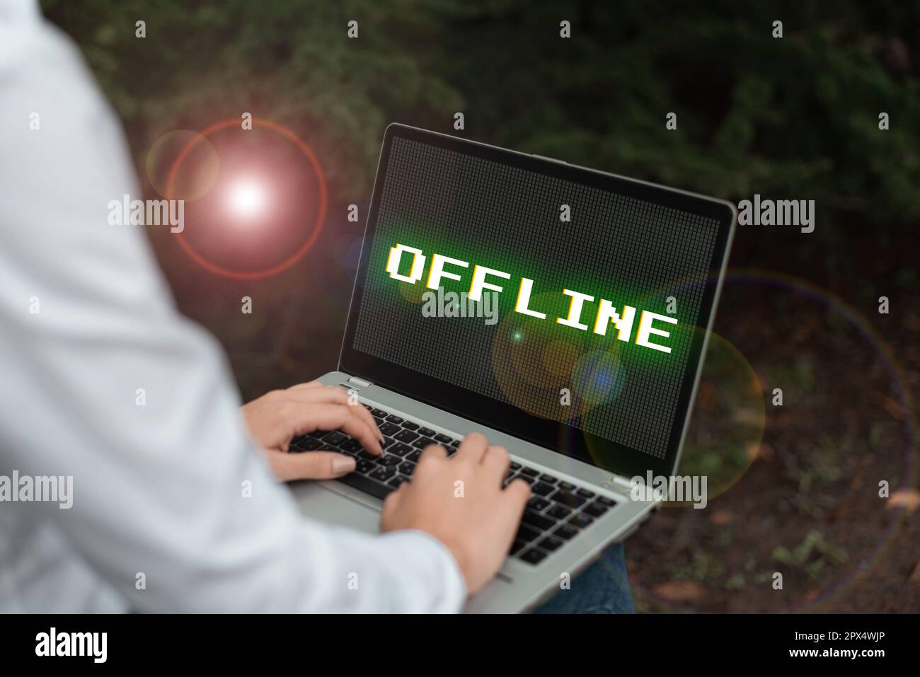 Conceptual display Offline, Business idea Not having directly connected ...