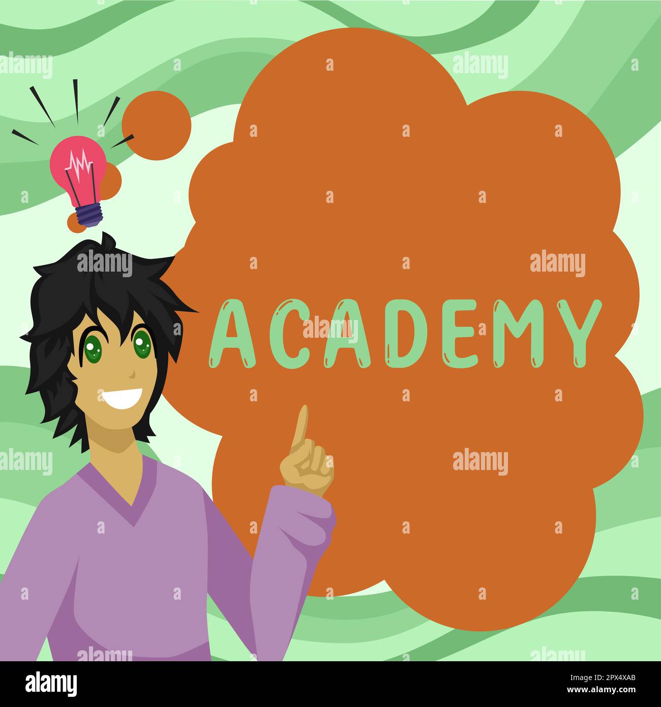 Inspiration showing sign Academy, Concept meaning where students can go ...