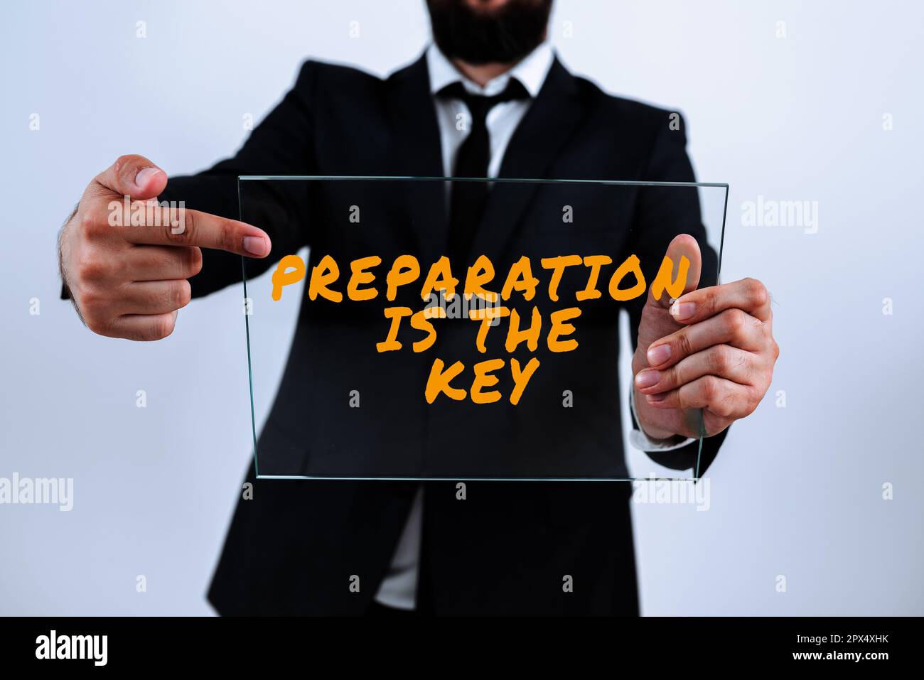 Text caption presenting Preparation Is The Key, Business showcase ... Text caption presenting Preparation Is The Key, Business showcase ...