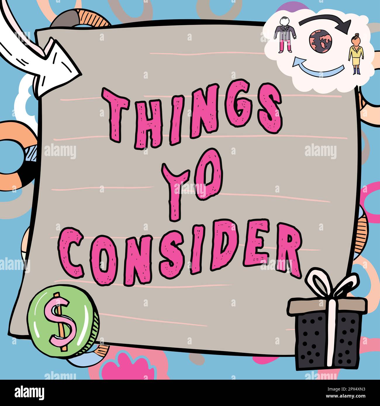 Inspiration showing sign Things To Consider, Word for list to check or ...