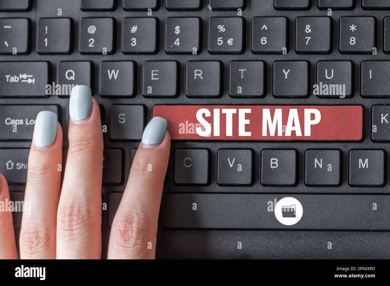 Text caption presenting Site Map, Business overview designed to help ...