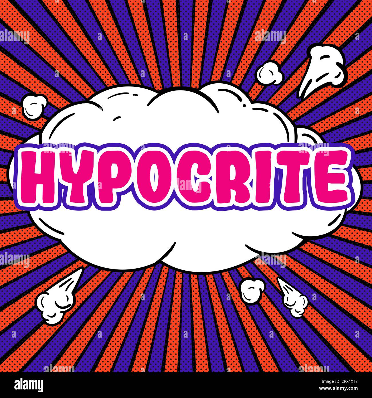 Text showing inspiration Hypocrite, Word Written on Medical condition ...