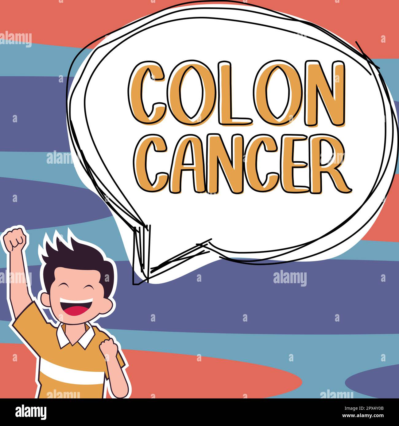 Writing displaying text Colon Cancer, Business showcase Cancer that ...