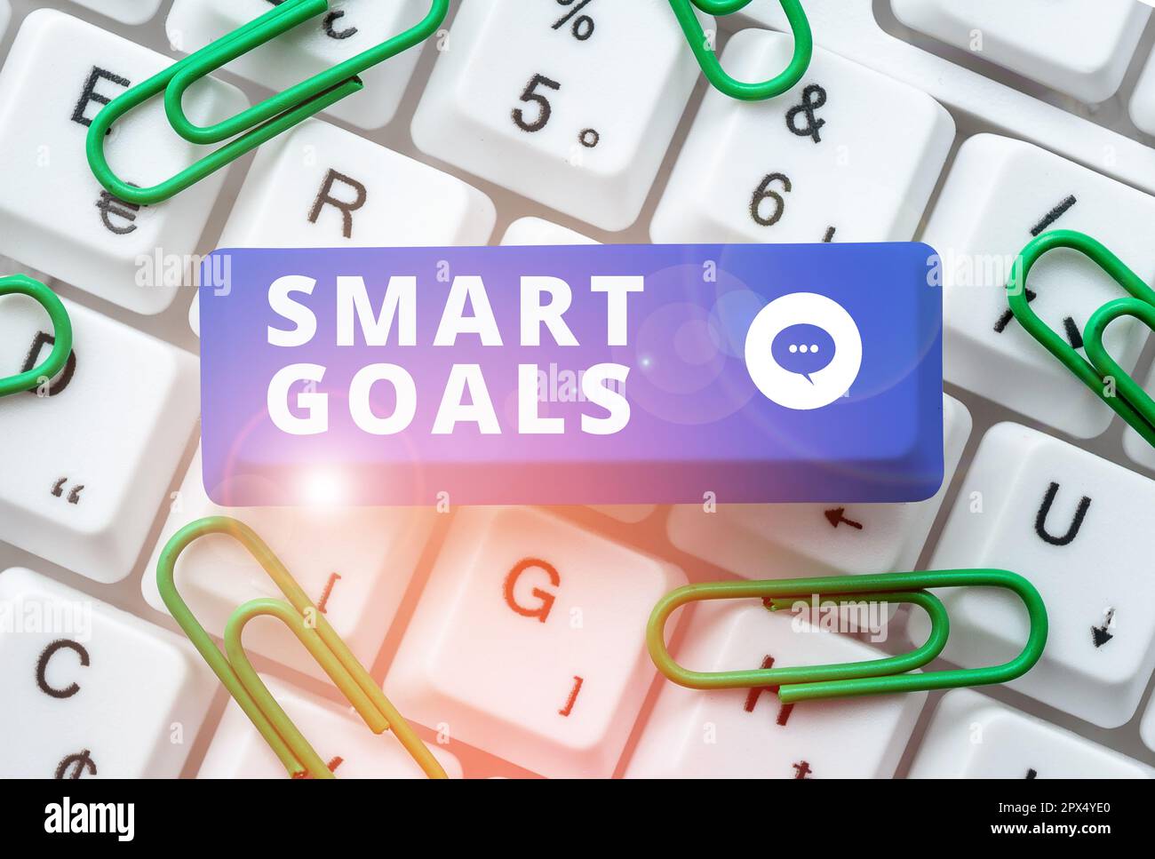 Writing displaying text Smart Goals, Internet Concept mnemonic used as ...