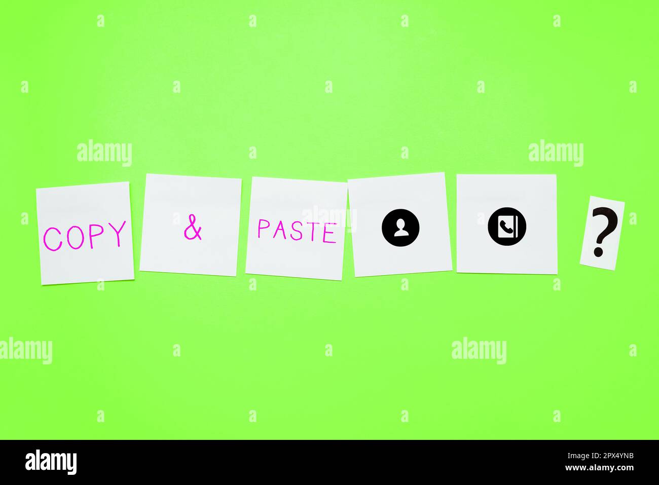 Text sign showing Copy Paste, Business idea an imitation, transcript ...