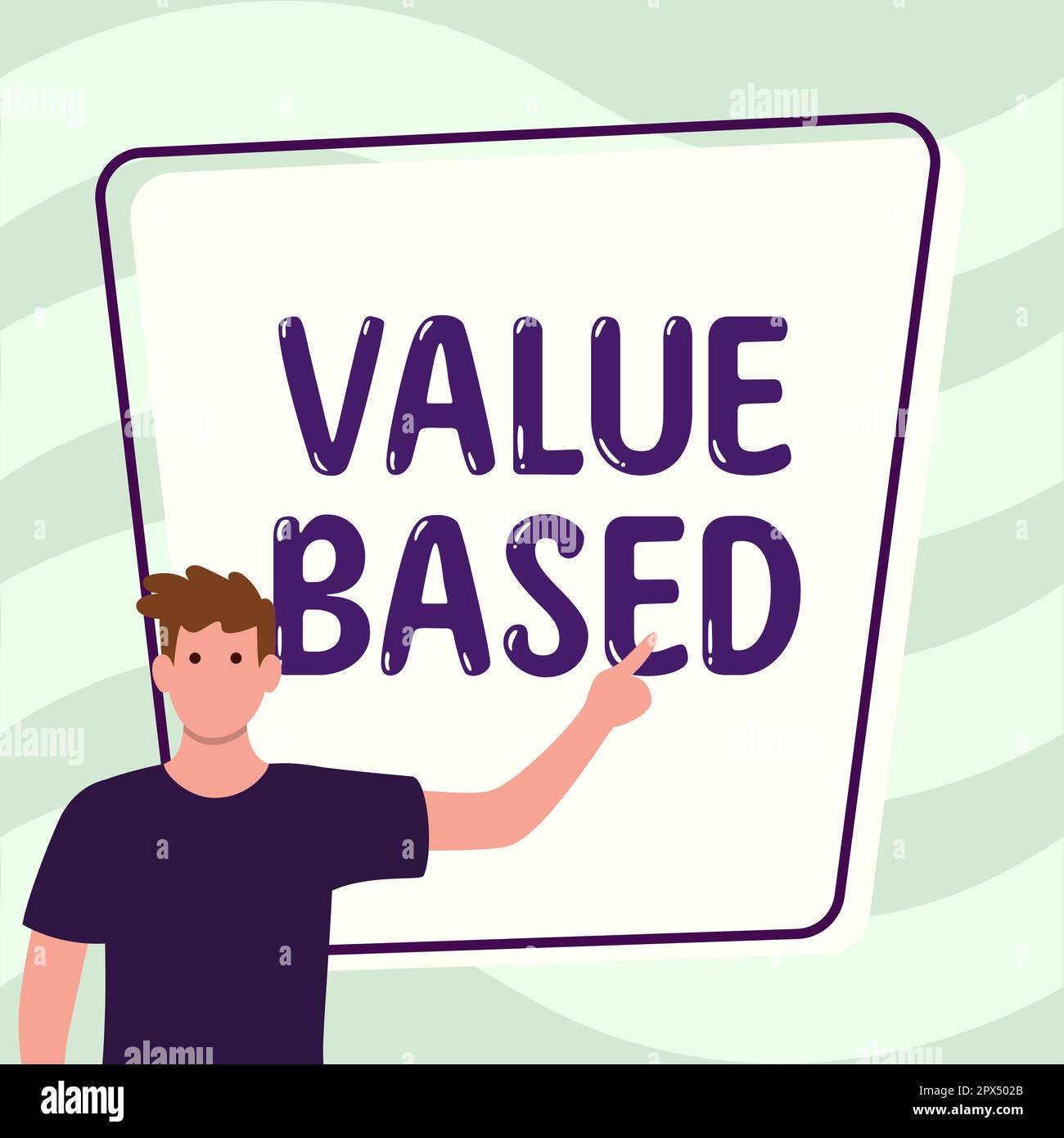 Conceptual display Value Based, Business idea Considering the product ...