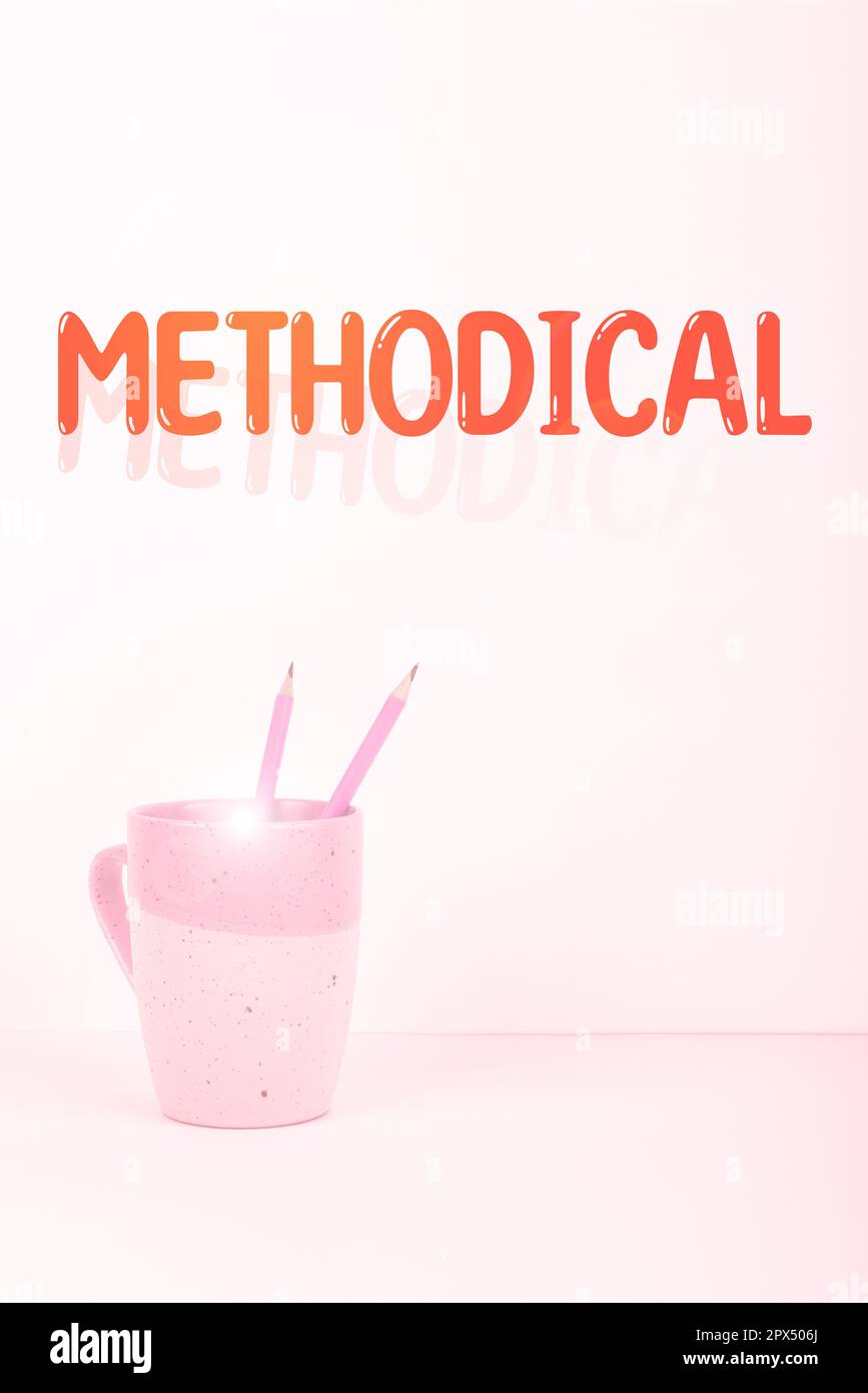 Text showing inspiration Methodical, Business overview System of Methods used in a study or ...
