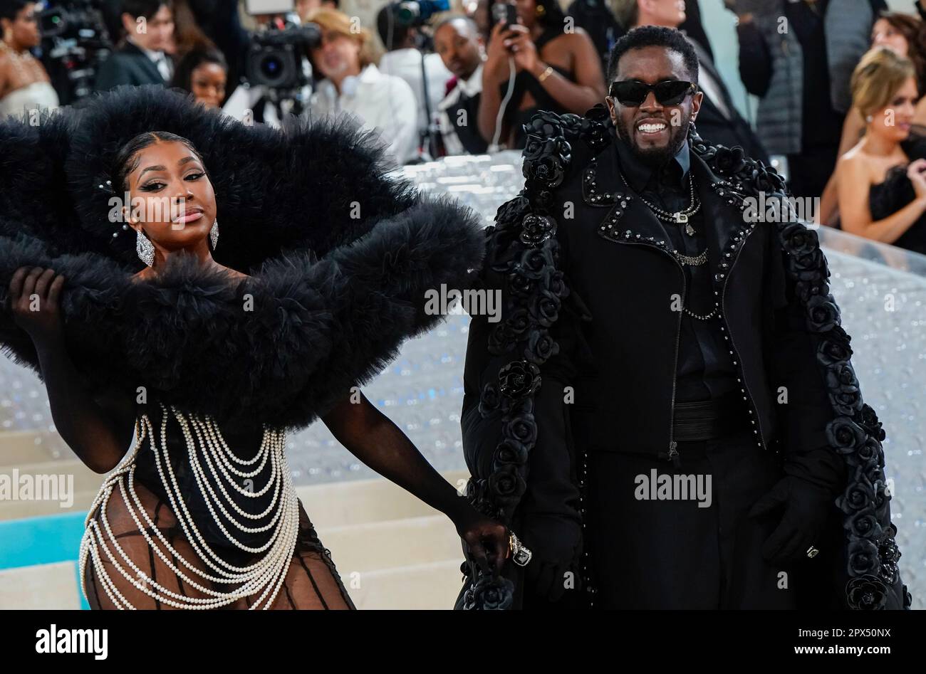 New York, USA. 01st May, 2023. Yung Miami, Sean P Diddy Combs on the ...