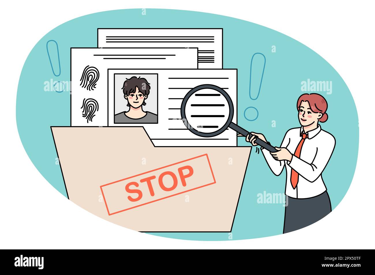 Good employer illustration Stock Vector Images - Alamy